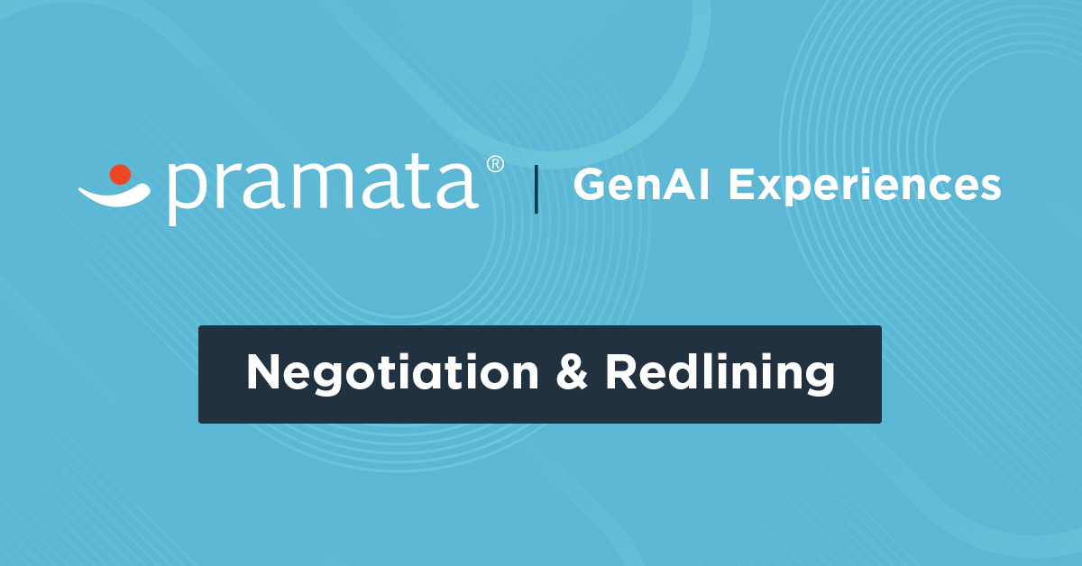 GenAI Experience Demo: Redlining & Negotiation - Pramata